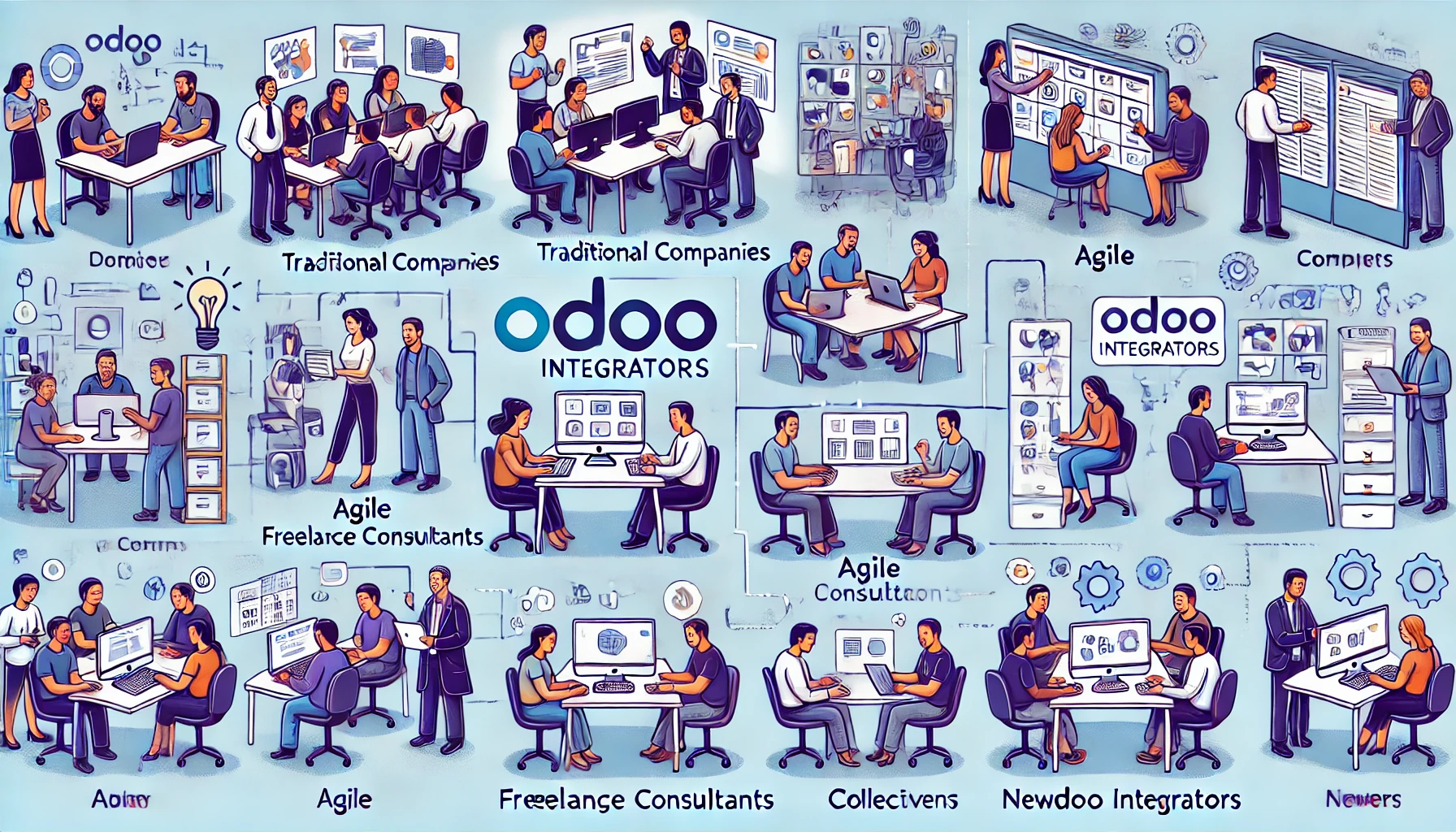 Différents modèles d’intégrateurs Odoo : Avantages, défis et perspectives | Auguria